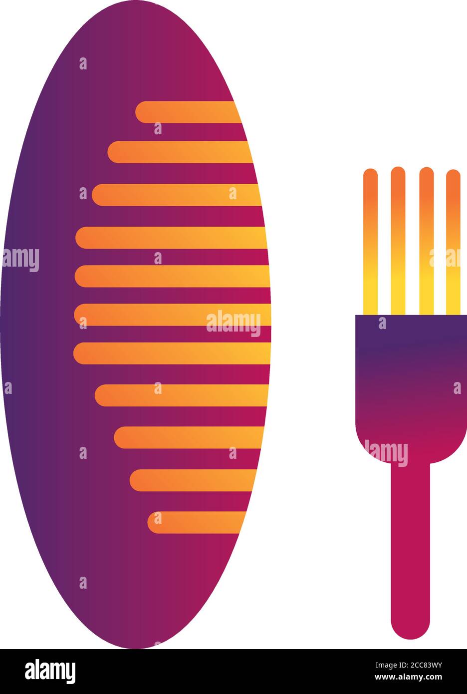 guacharaca musical instrument line and fill style icon vector ...