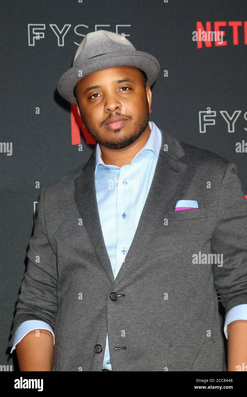 LOS ANGELES - MAY 6: Justin Simien at the Netflix FYSEE Kick-Off Event ...