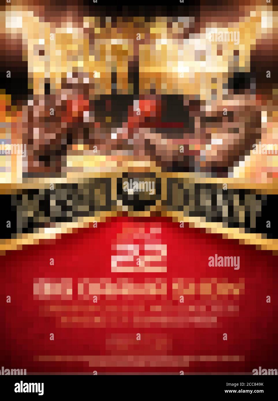 Muay Thai and Boxing fight show poster design with two handsome ...