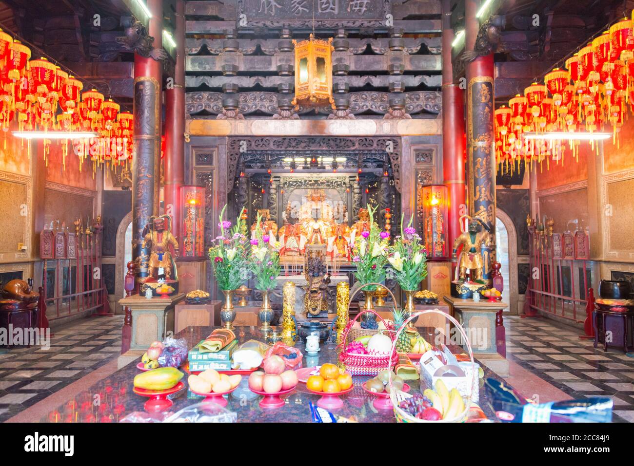 Yunlin, Taiwan - Xiluo Guangfu Temple in Xiluo, Yunlin, Taiwan. The ...
