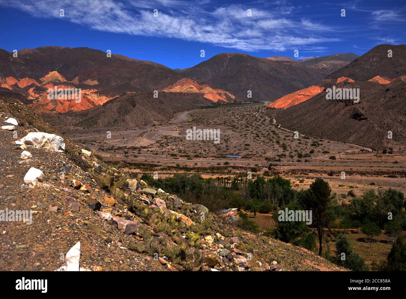 The Quebrada de Humahuaca UNESCO World Heritage Site, San Francisco de ...
