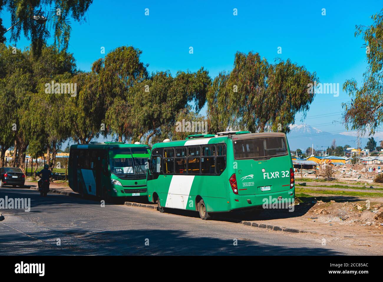 Santiago, Chile - July 2020: A Transantiago / Red Movilidad bus in ...