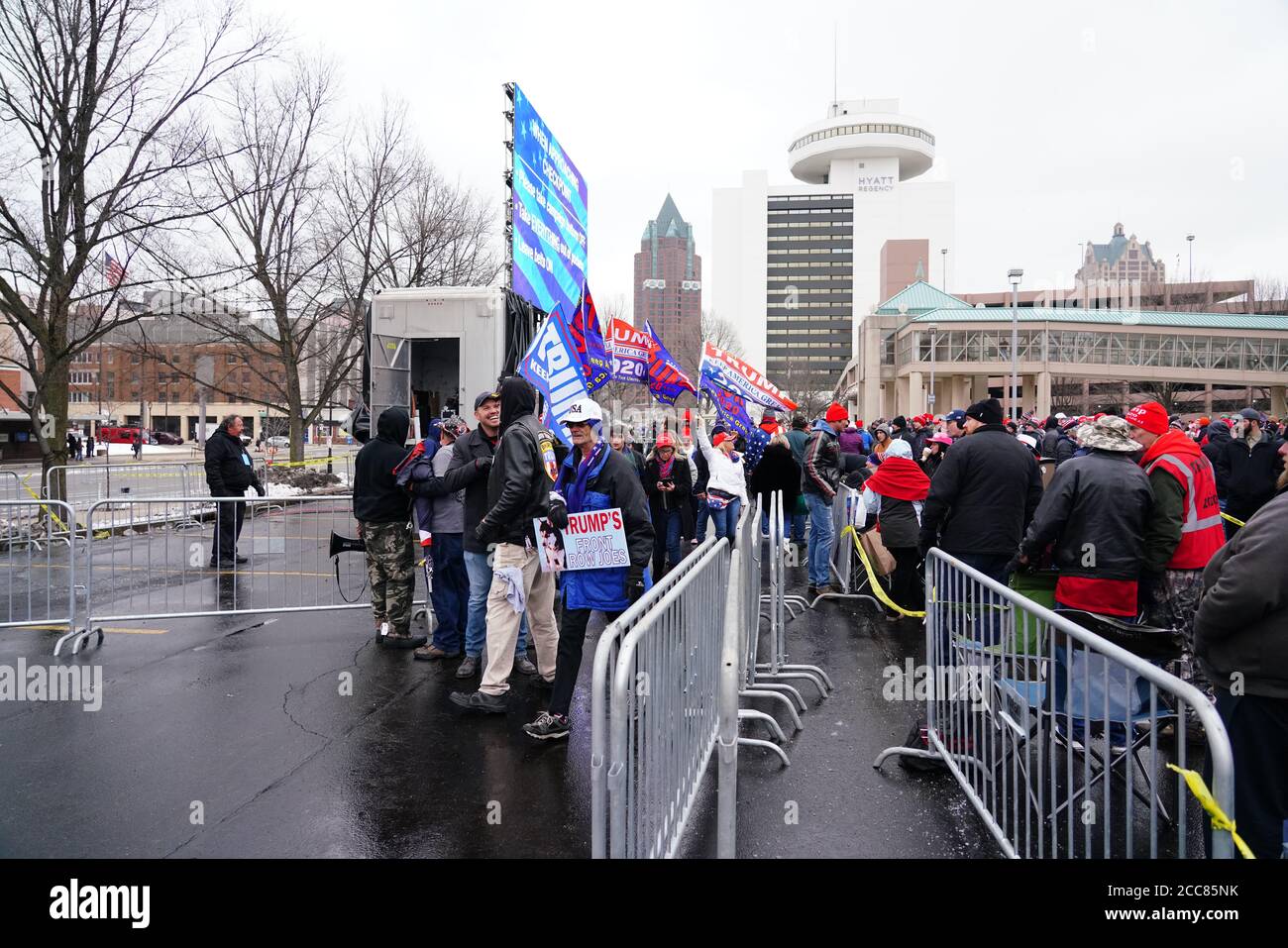 Supporters of 45th United States American President Donald J. Trump ...