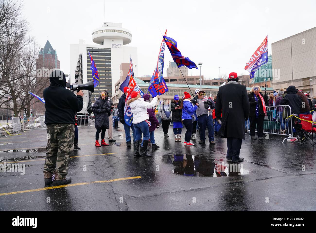 Supporters of 45th United States American President Donald J. Trump ...