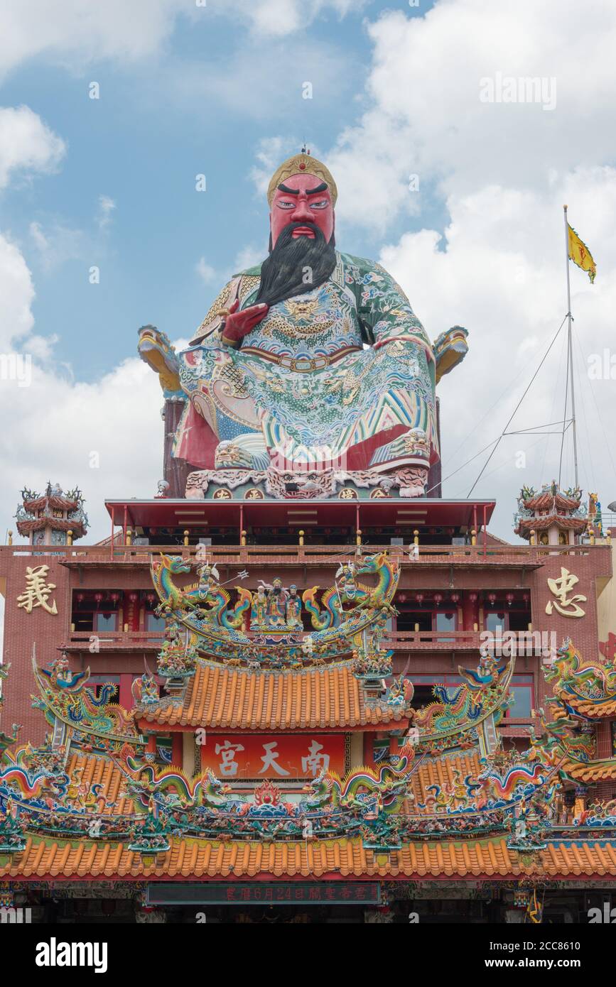 Taichung, Taiwan - Guanyu Statue at Nantian Temple in Taichung, Taiwan ...