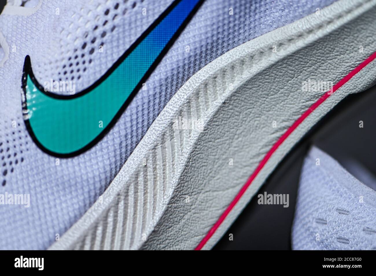 BANGKOK, THAILAND, AUGUST 17. 2020. Nike ZoomX Dragonfly Racing Spike ...