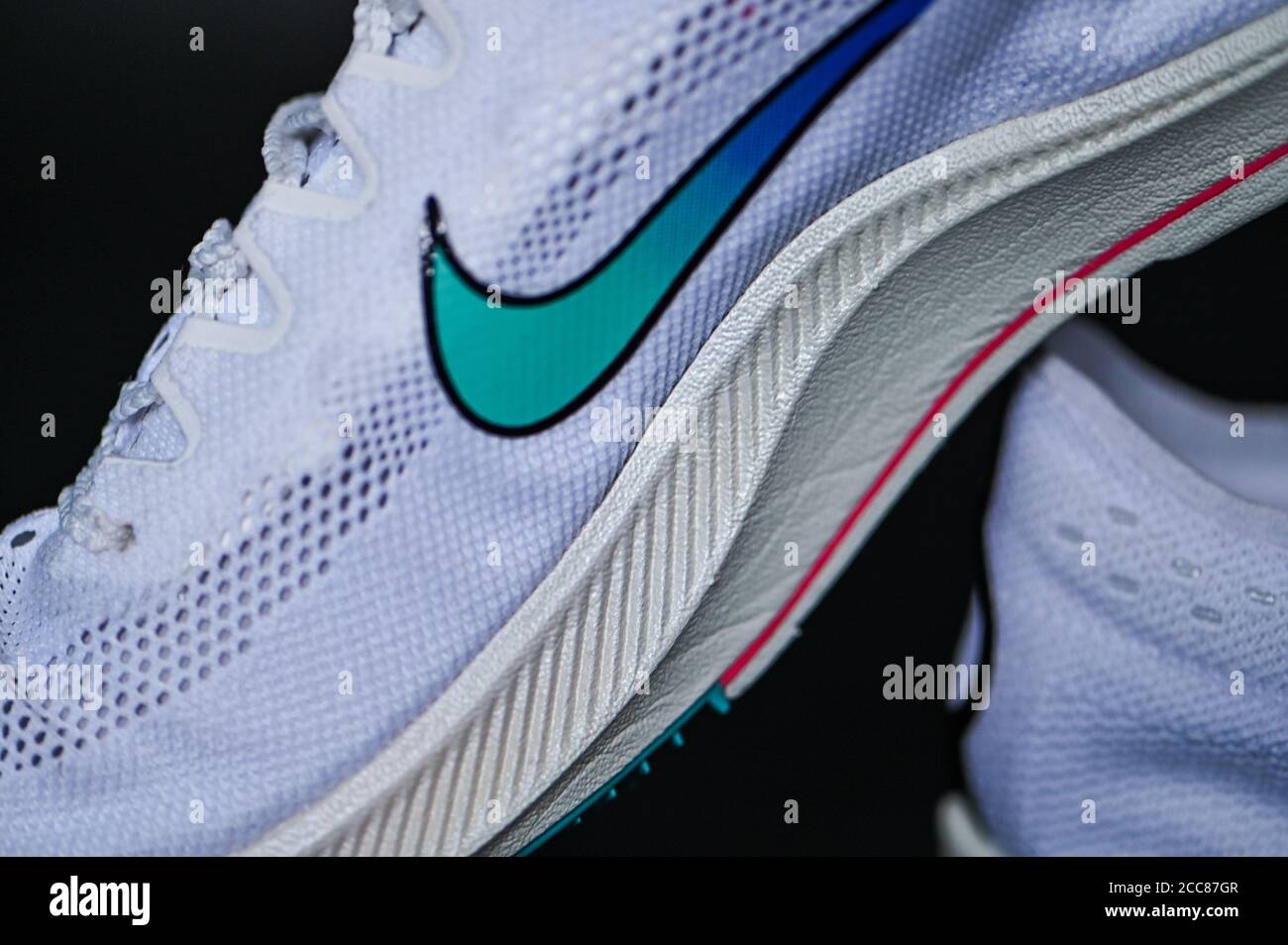 BANGKOK, THAILAND, AUGUST 17. 2020. Nike ZoomX Dragonfly Racing Spike ...