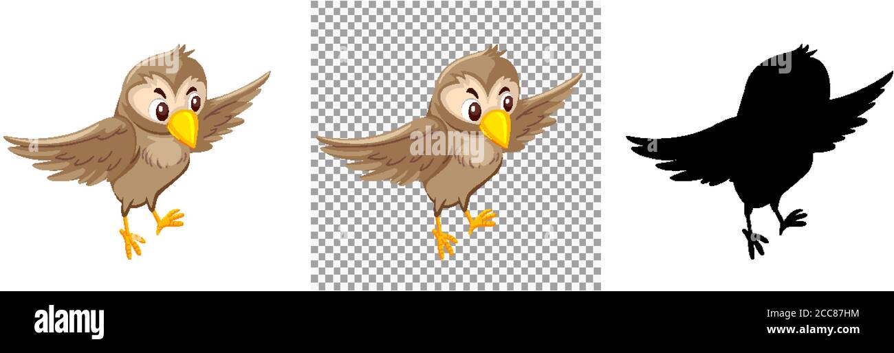 Set of bird character illustration Stock Vector Image & Art - Alamy