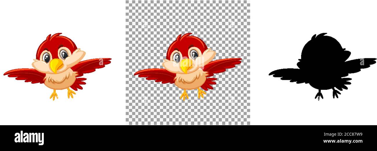 Set of bird character illustration Stock Vector Image & Art - Alamy