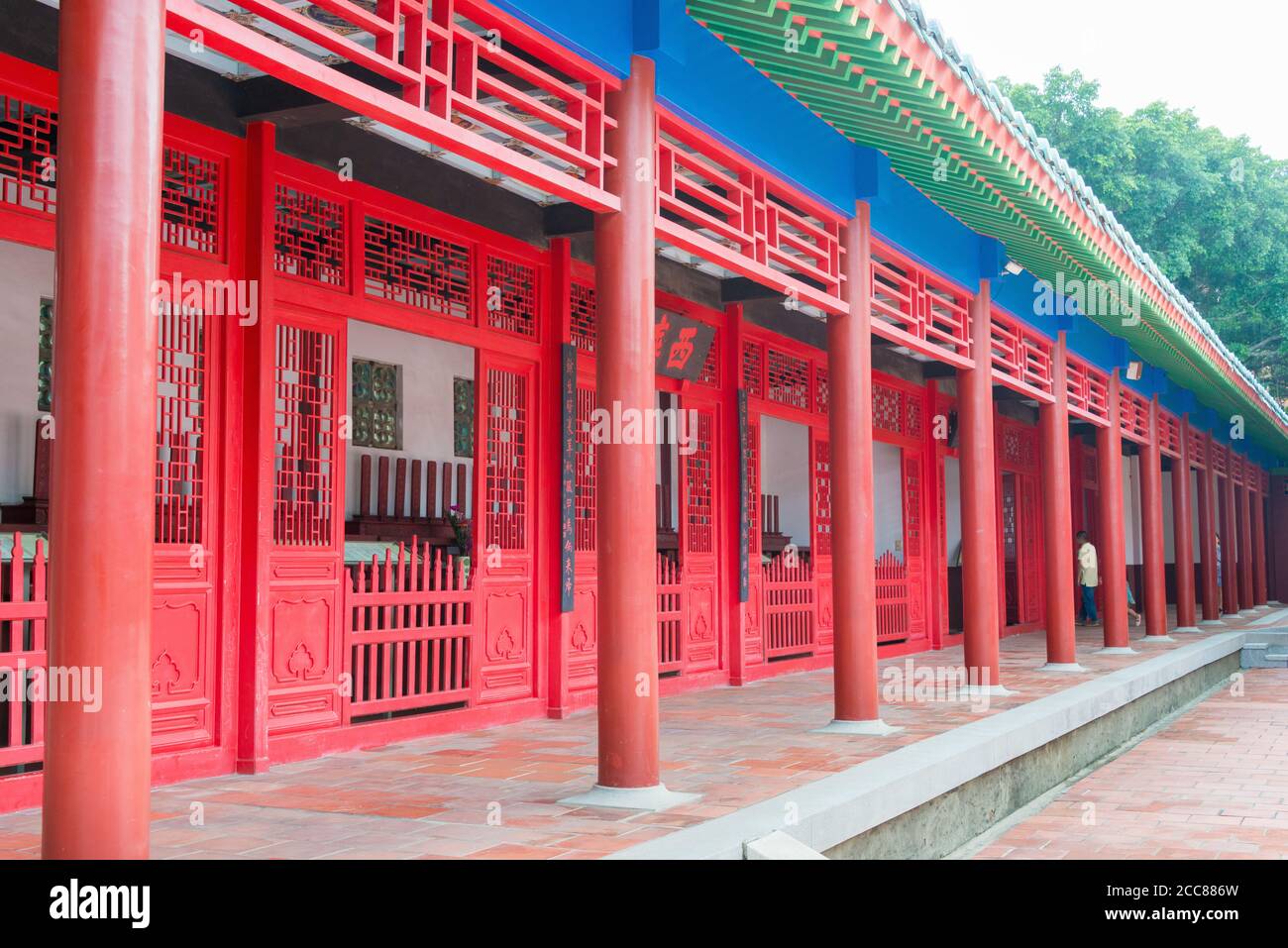 Tainan, Taiwan-May 01 2019- Koxinga Shrine in Tainan, Taiwan. Koxinga ...