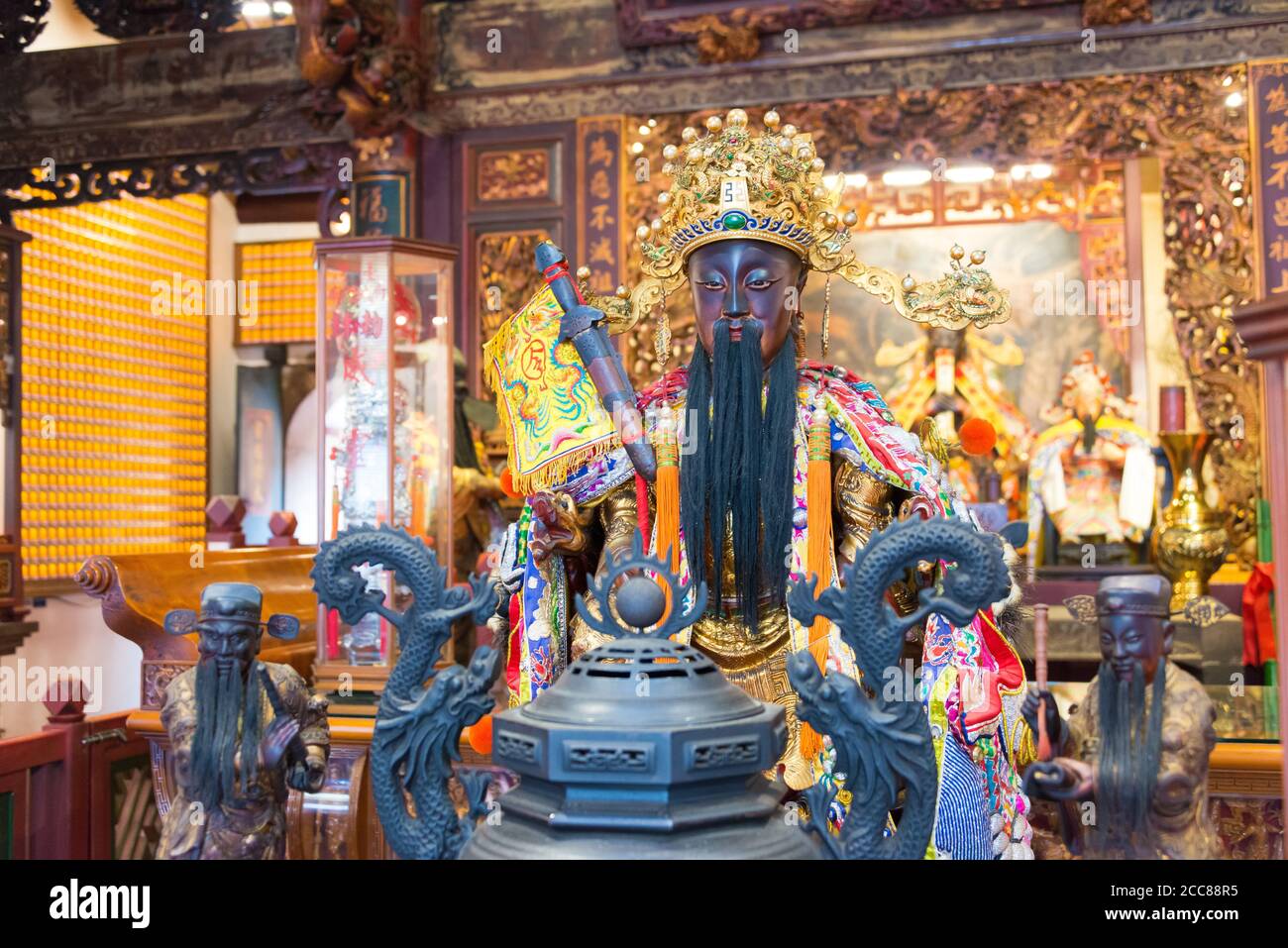 Tainan, Taiwan - Taiwan Fu City God Temple in Tainan, Taiwan. The ...