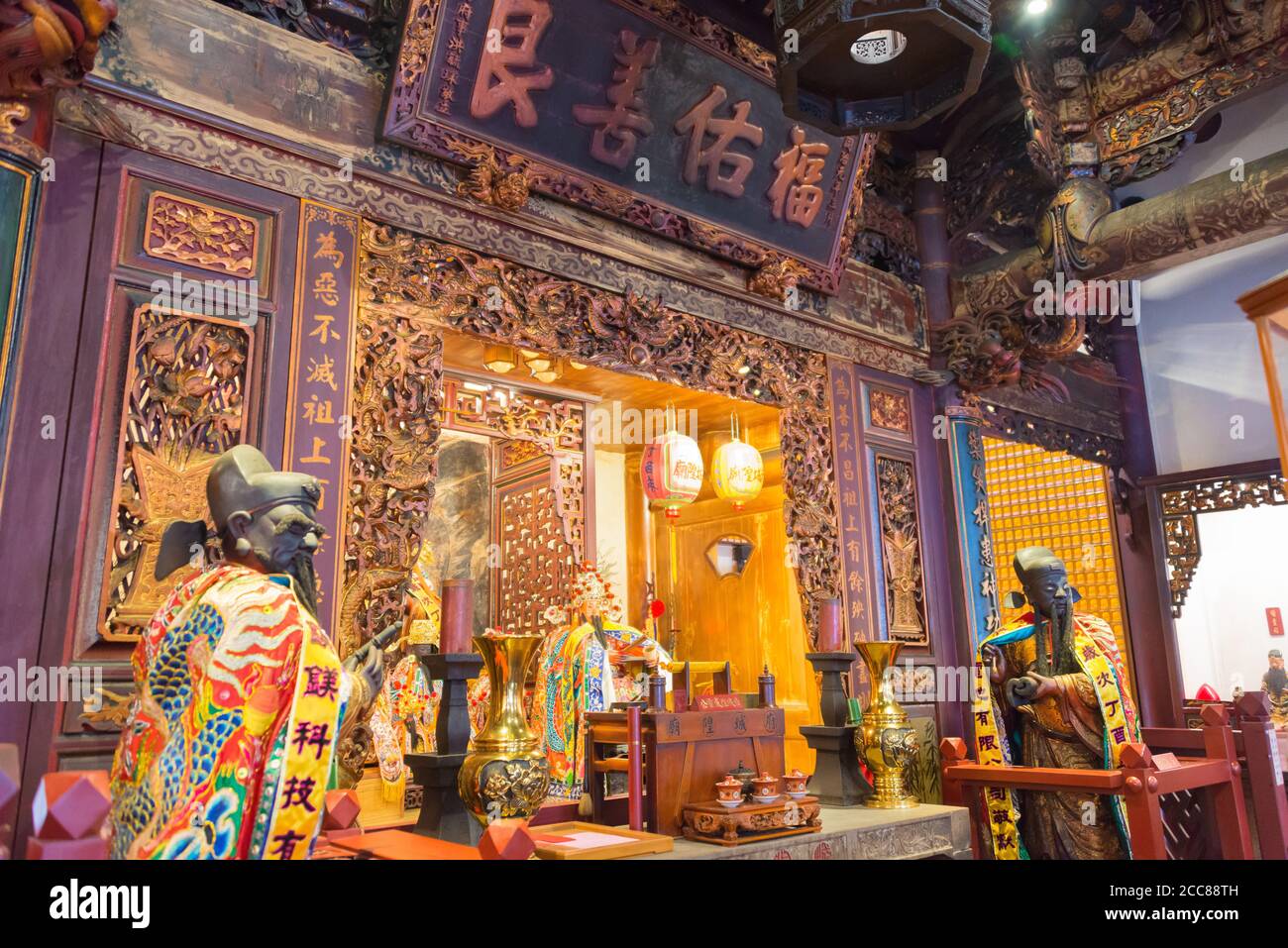 Tainan, Taiwan - Taiwan Fu City God Temple in Tainan, Taiwan. The ...