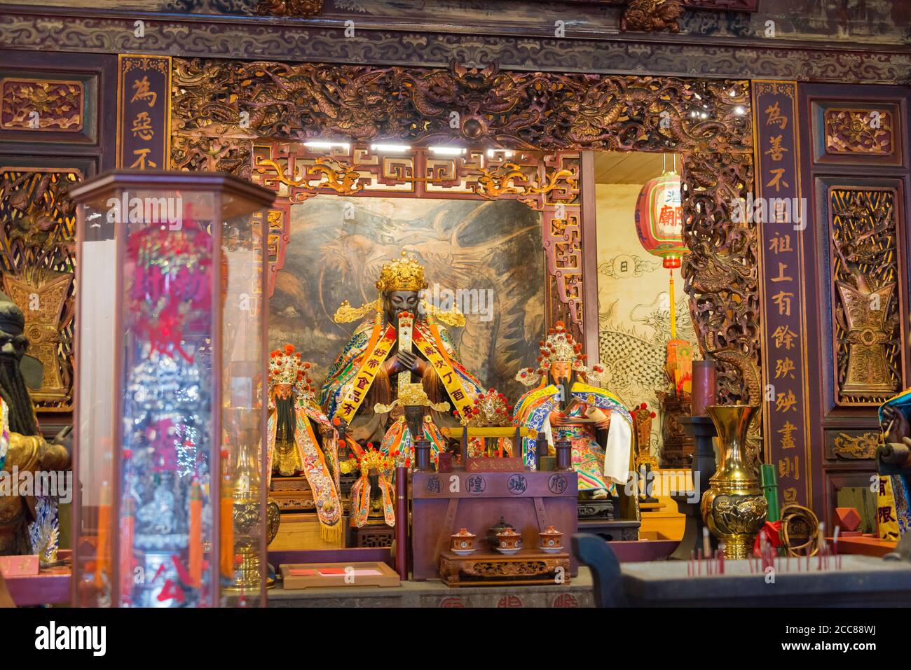 Tainan, Taiwan - Taiwan Fu City God Temple in Tainan, Taiwan. The ...