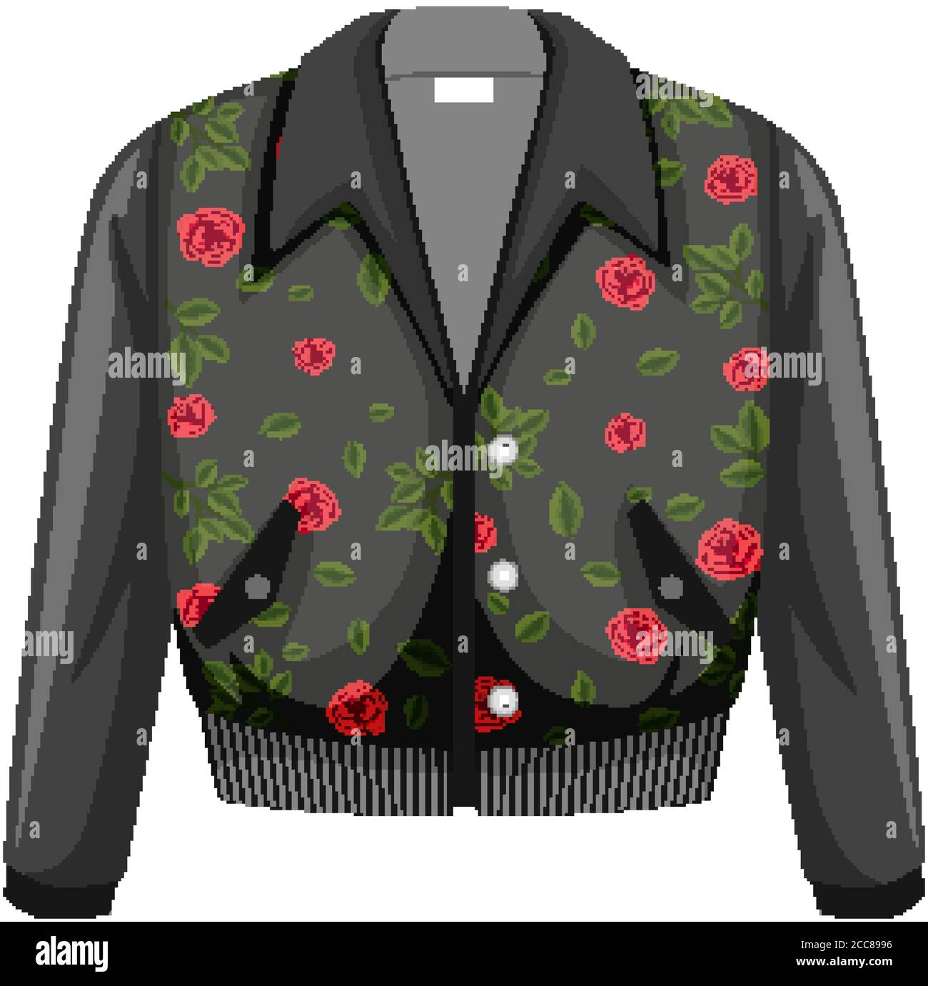 Isolated jumper on white background illustration Stock Vector Image ...