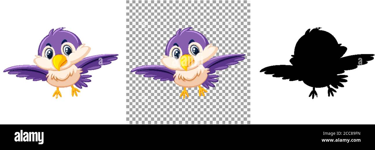 Set of bird character illustration Stock Vector Image & Art - Alamy