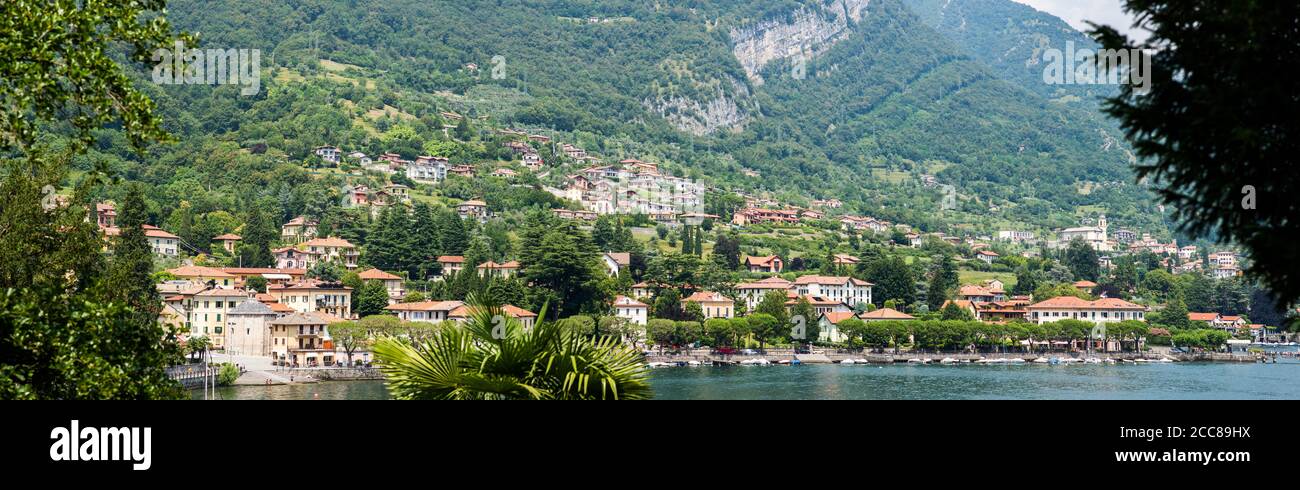Lake como lenno beach hi-res stock photography and images - Alamy