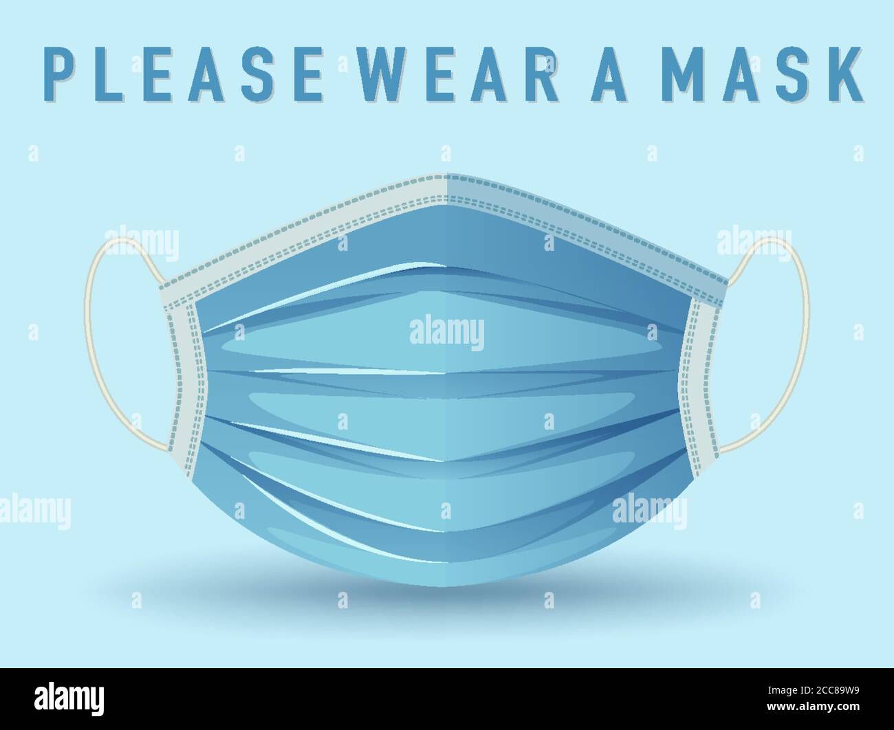 Please wear mask sign illustration Stock Vector Image & Art - Alamy