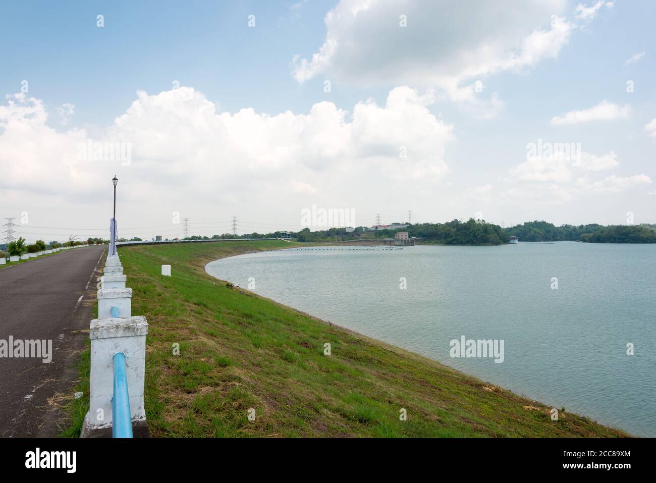 Wusanto Reservoir scenic area in Guantian District, Tainan, Taiwan. The ...