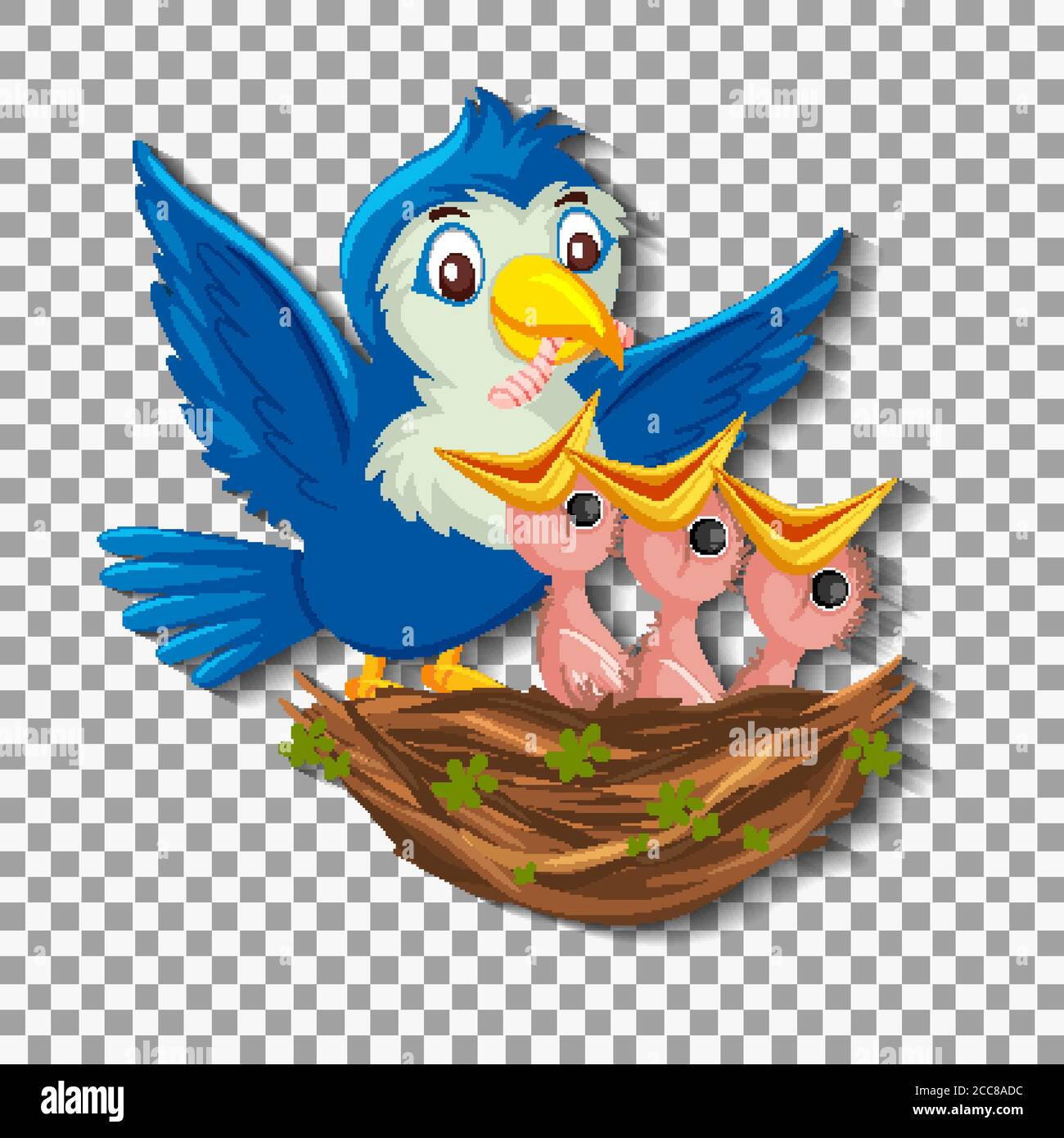 Bird chicks cartoon character illustration Stock Vector Image & Art - Alamy