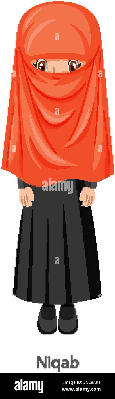 Niqab cartoon hi-res stock photography and images - Alamy