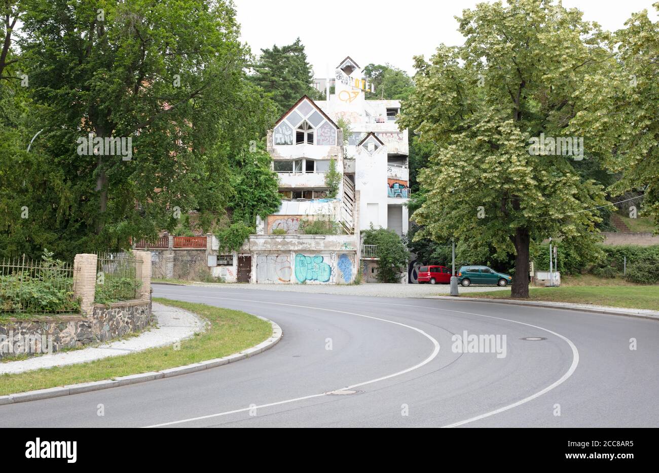 Old abandoned hotel, devastated ruin, forgotten glory Stock Photo - Alamy