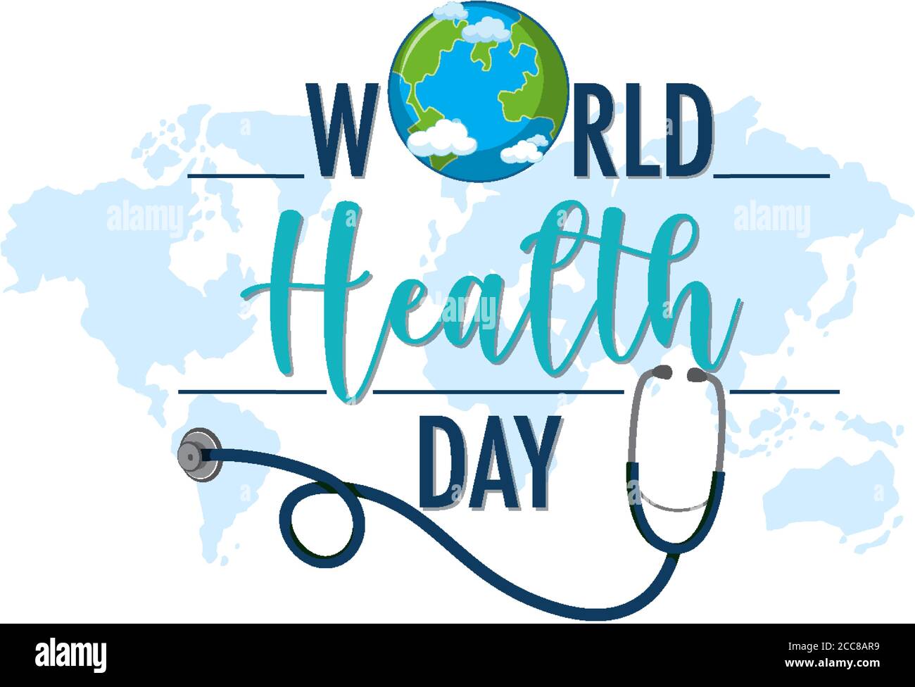 World health day logo illustration Stock Vector Image & Art - Alamy