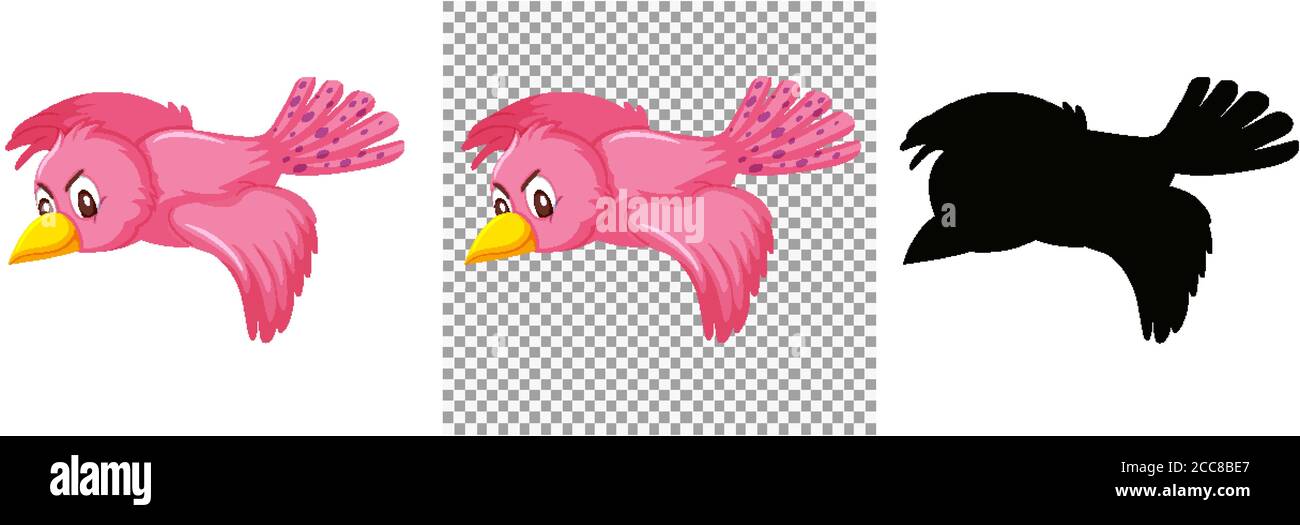 Set of bird character illustration Stock Vector Image & Art - Alamy
