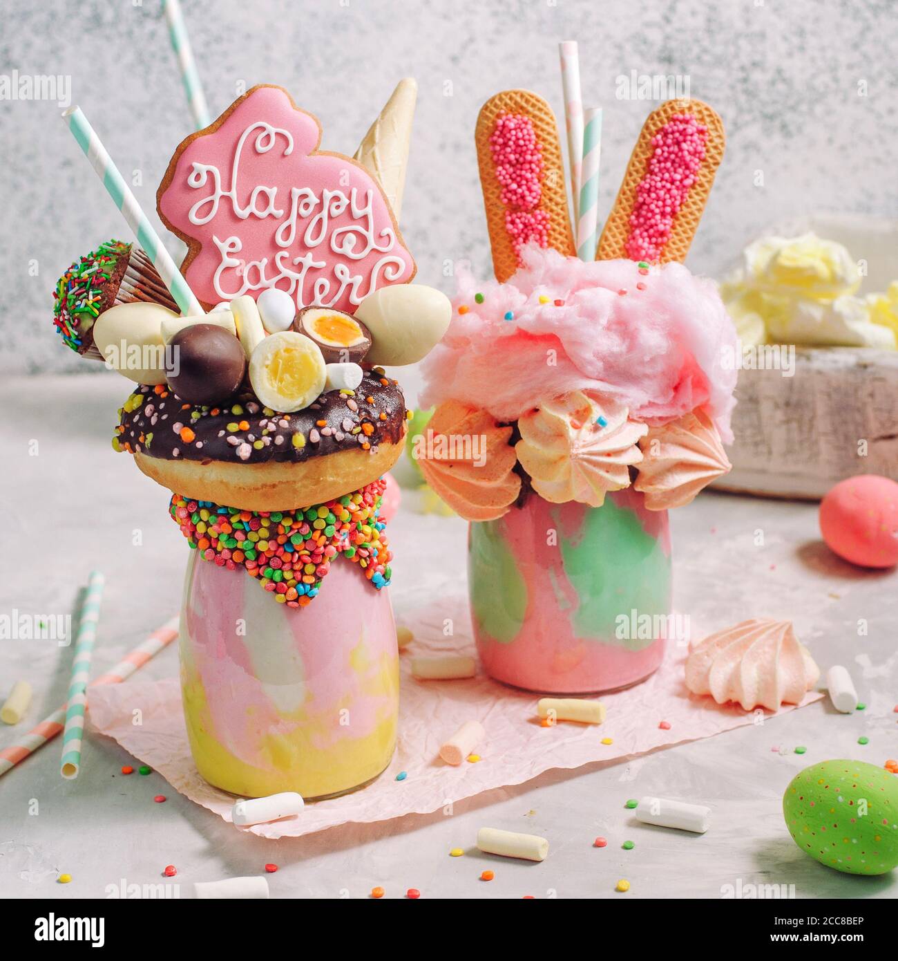 Easter bunny rabbit cupcake hi-res stock photography and images - Alamy