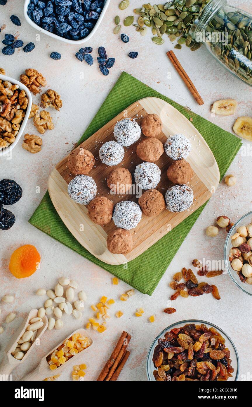 Candies from dried fruits hi-res stock photography and images - Alamy