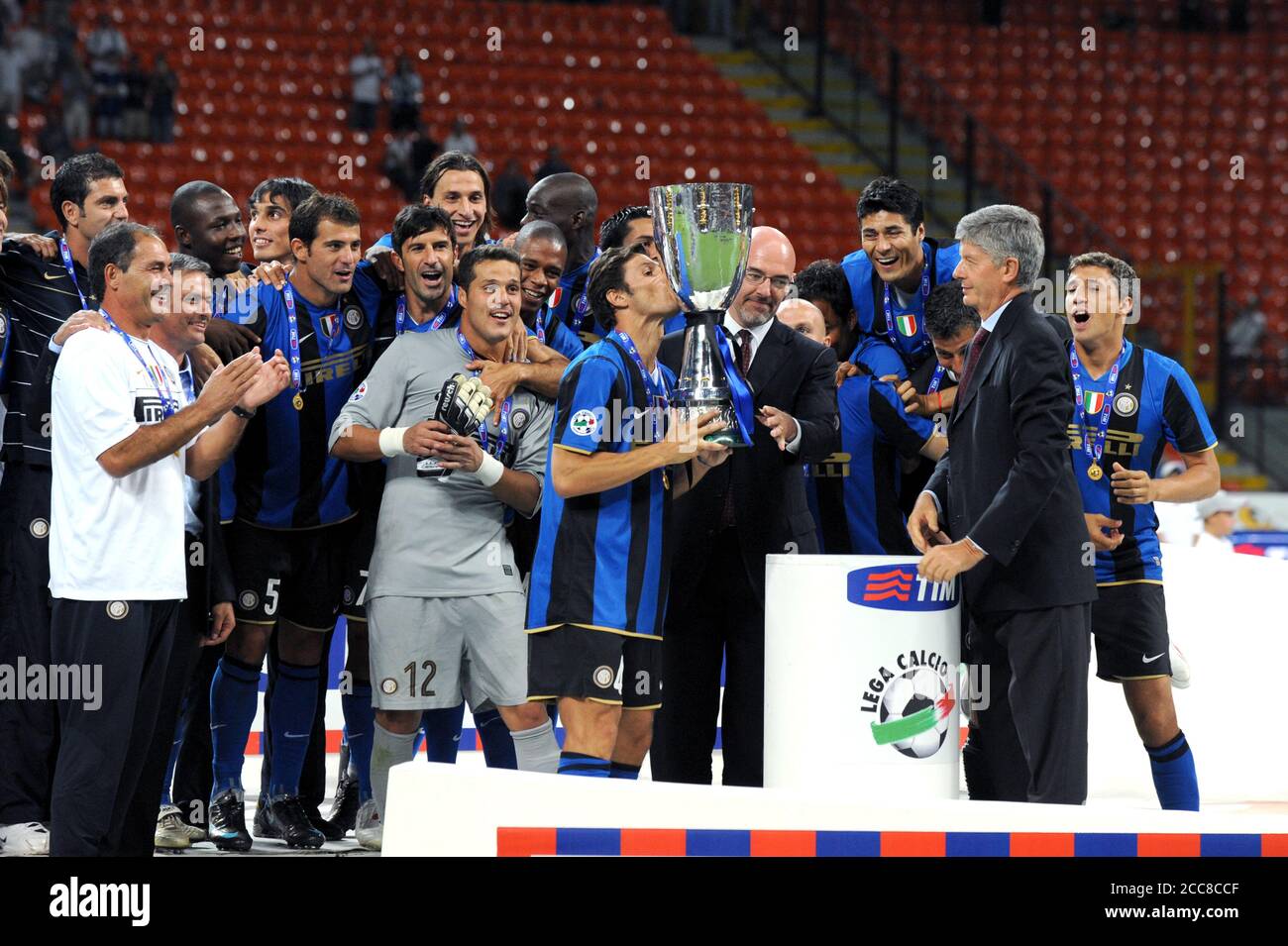 Milan Italy, 24 August 2008,"G.MEAZZA SAN SIRO"Stadium, Football Super ...