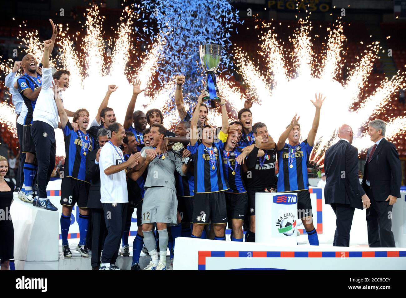 Milan Italy, 24 August 2008,"G.MEAZZA SAN SIRO"Stadium, Football Super ...