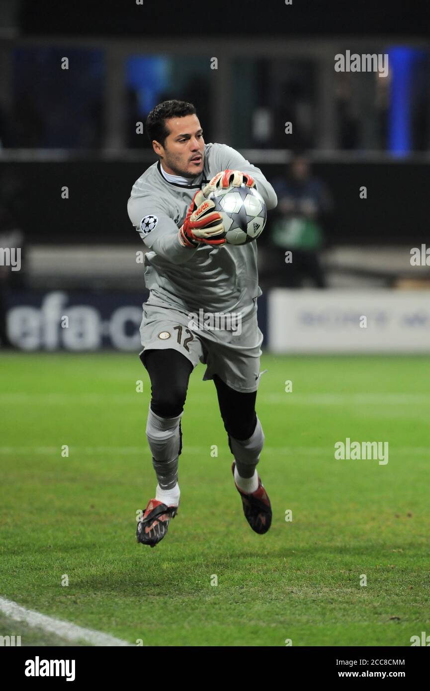 Julio cesar of inter milan hi-res stock photography and images - Alamy