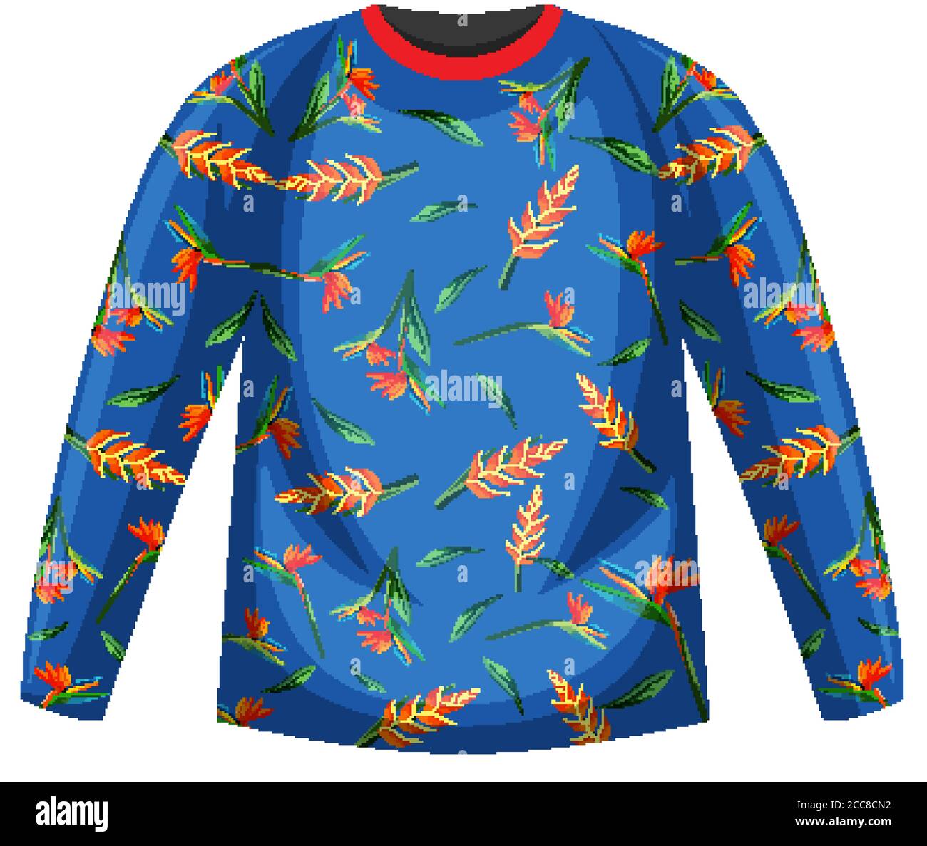 Isolated jumper on white background illustration Stock Vector Image ...