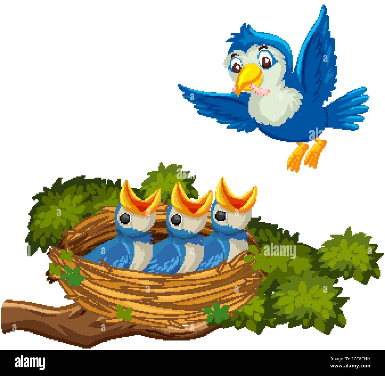Leave nest Cut Out Stock Images & Pictures - Alamy