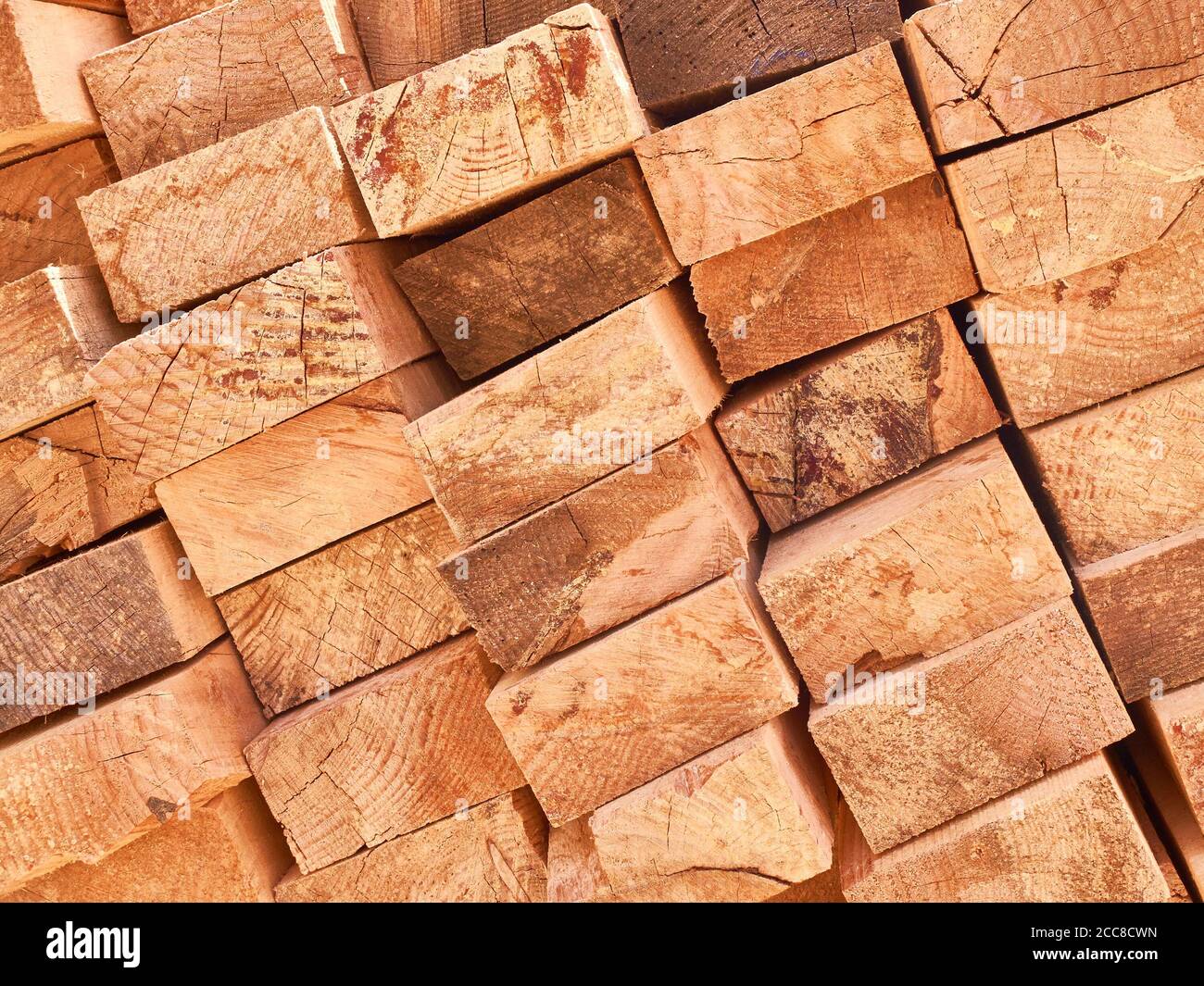 Stack of lumber boards background or texture concept Stock Photo - Alamy