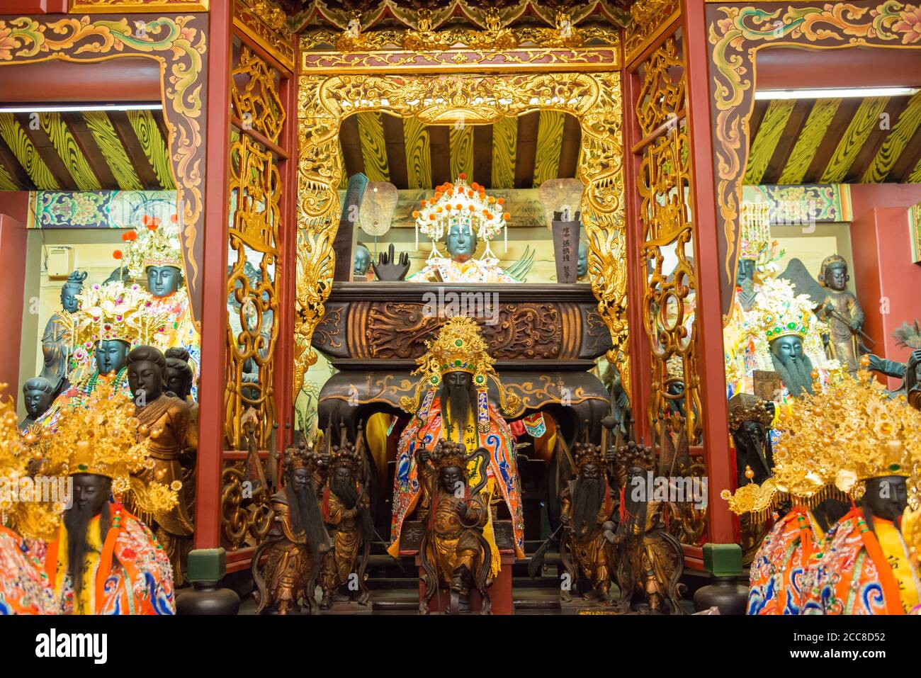 Taipei, Taiwan - Xiahai City God Temple in Taipei, Taiwan Stock Photo ...