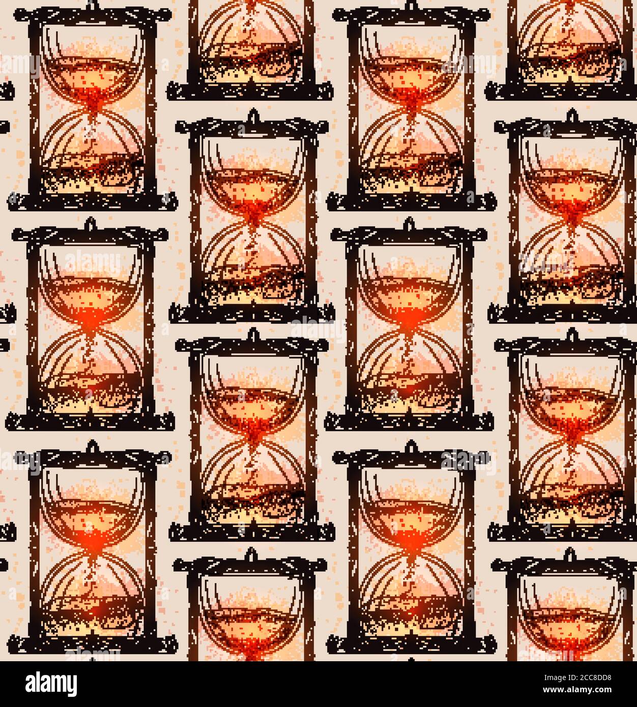 Stained clock vector vectors hi-res stock photography and images - Alamy