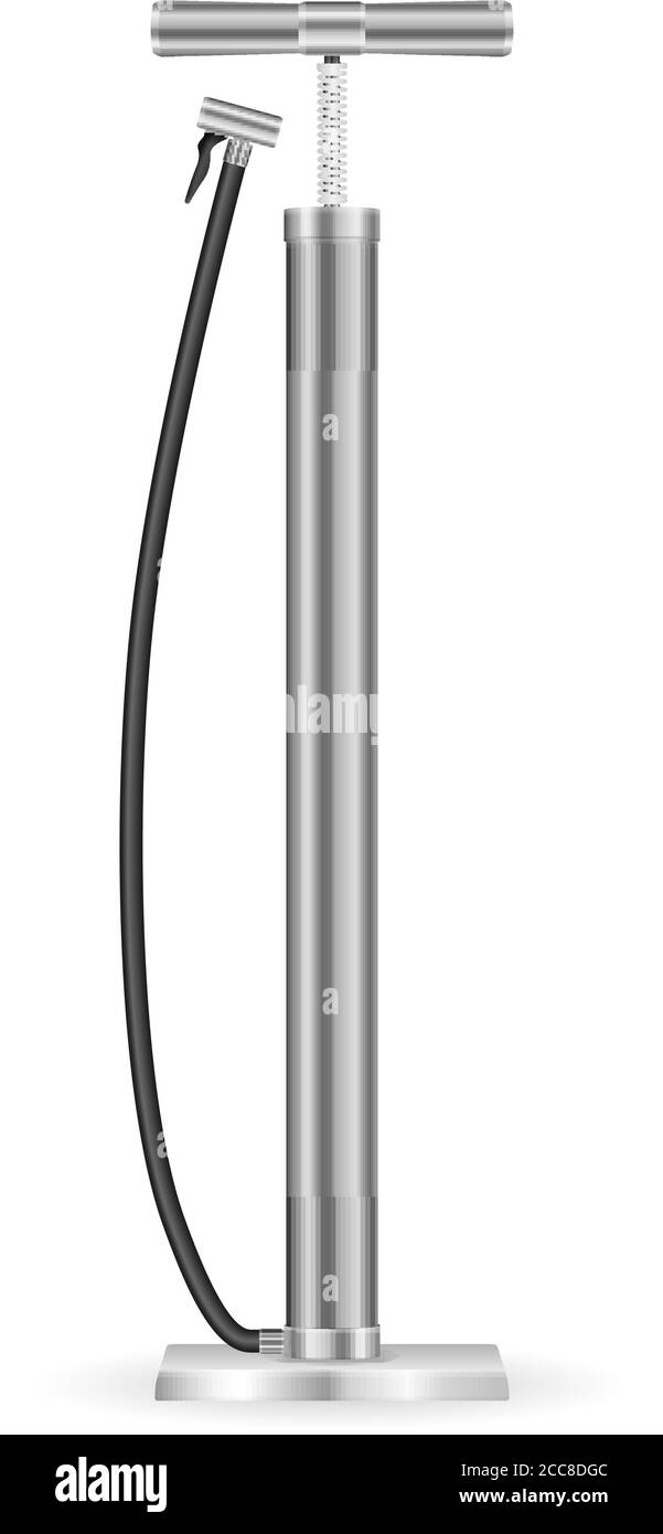 Hand air pump on a white background. Vector illustration Stock Vector ...