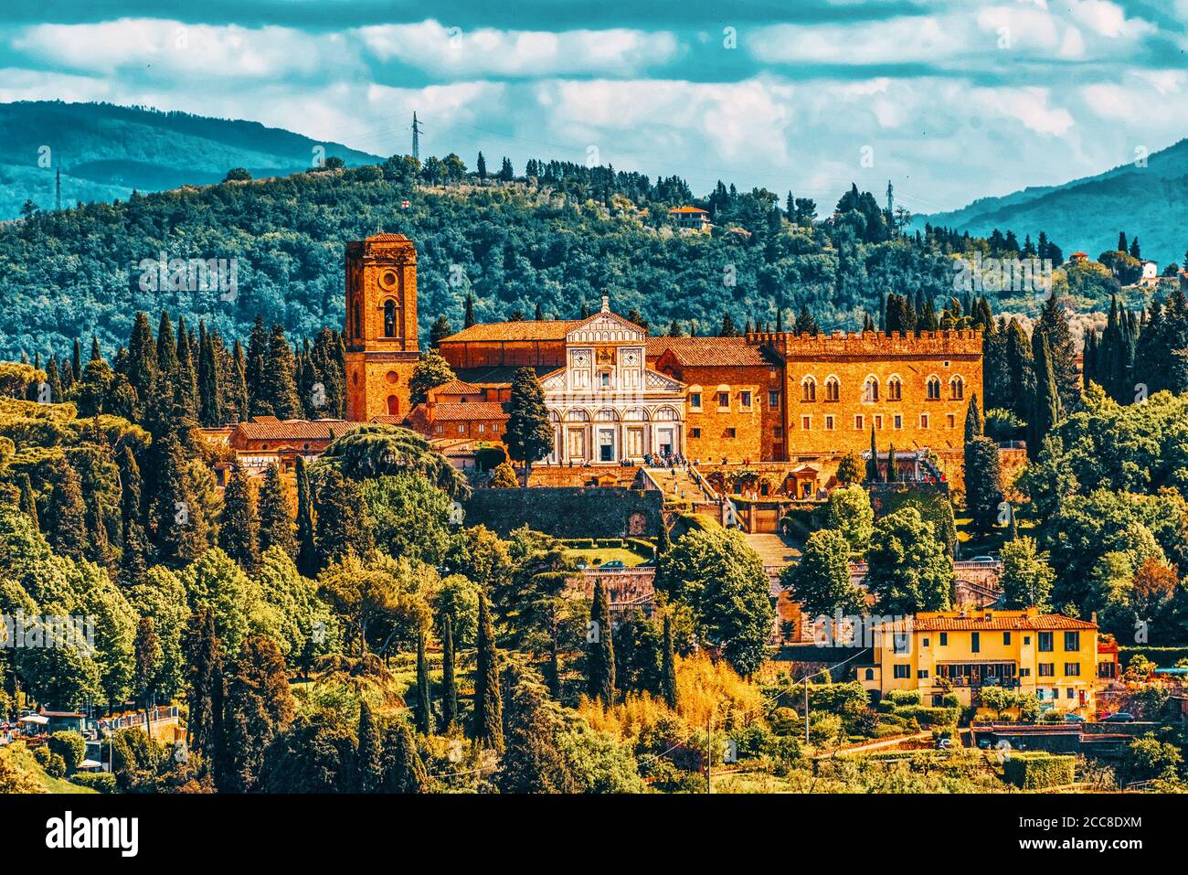 Abbazia di san miniato hi-res stock photography and images - Alamy