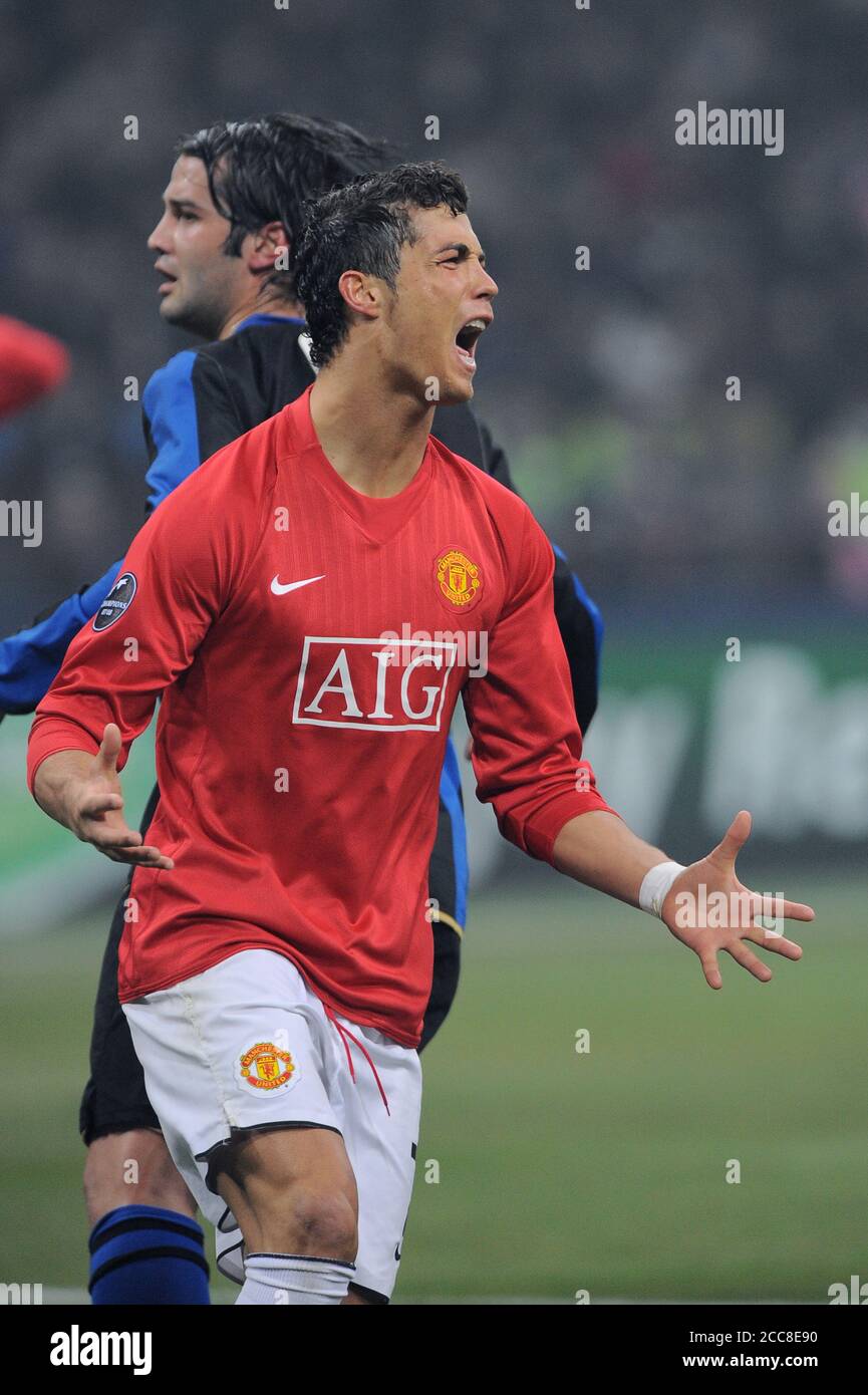 Milan Italy , 24 February 2009, "G.MEAZZA SAN SIRO " Stadium, UEFA ...