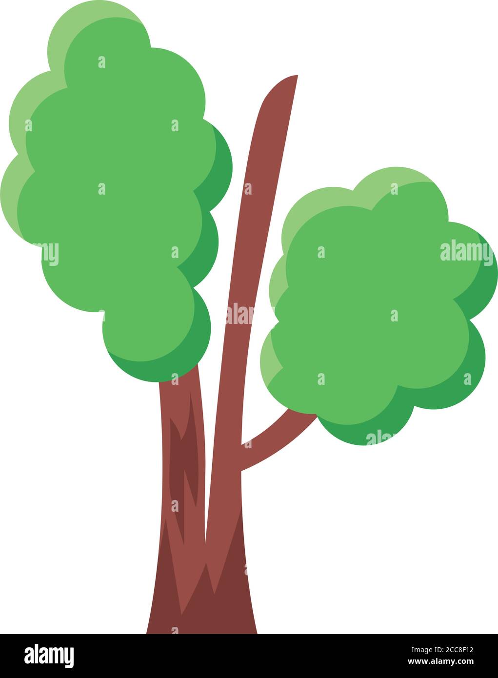 Vector branched tree Stock Vector Images - Alamy