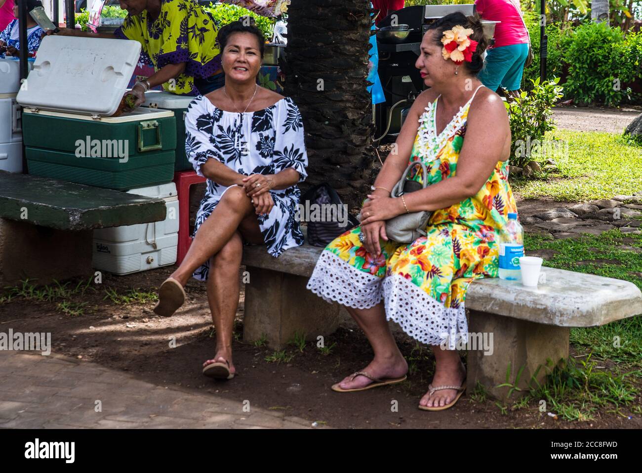 Moorea, French Polynesia: 09/03/2019: Dily life in the tropical island ...