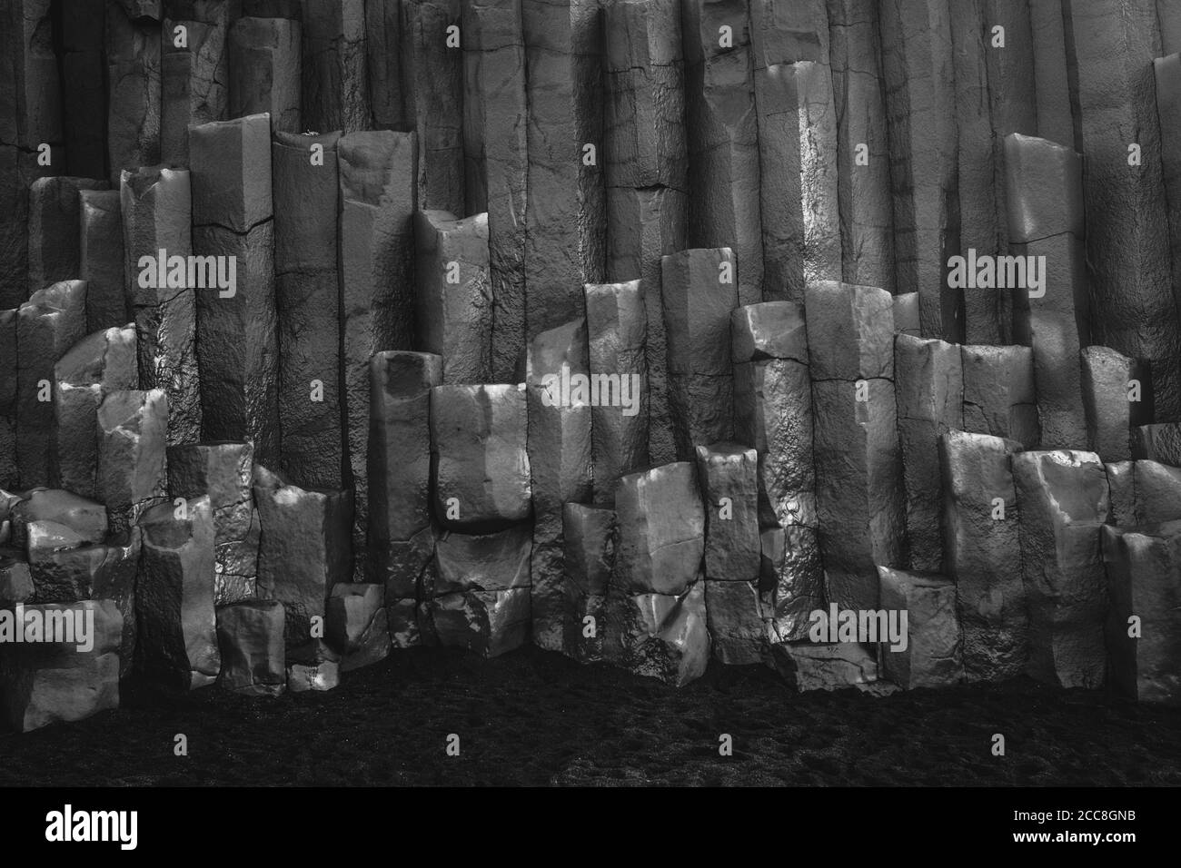 Basalt stone Black and White Stock Photos & Images - Alamy