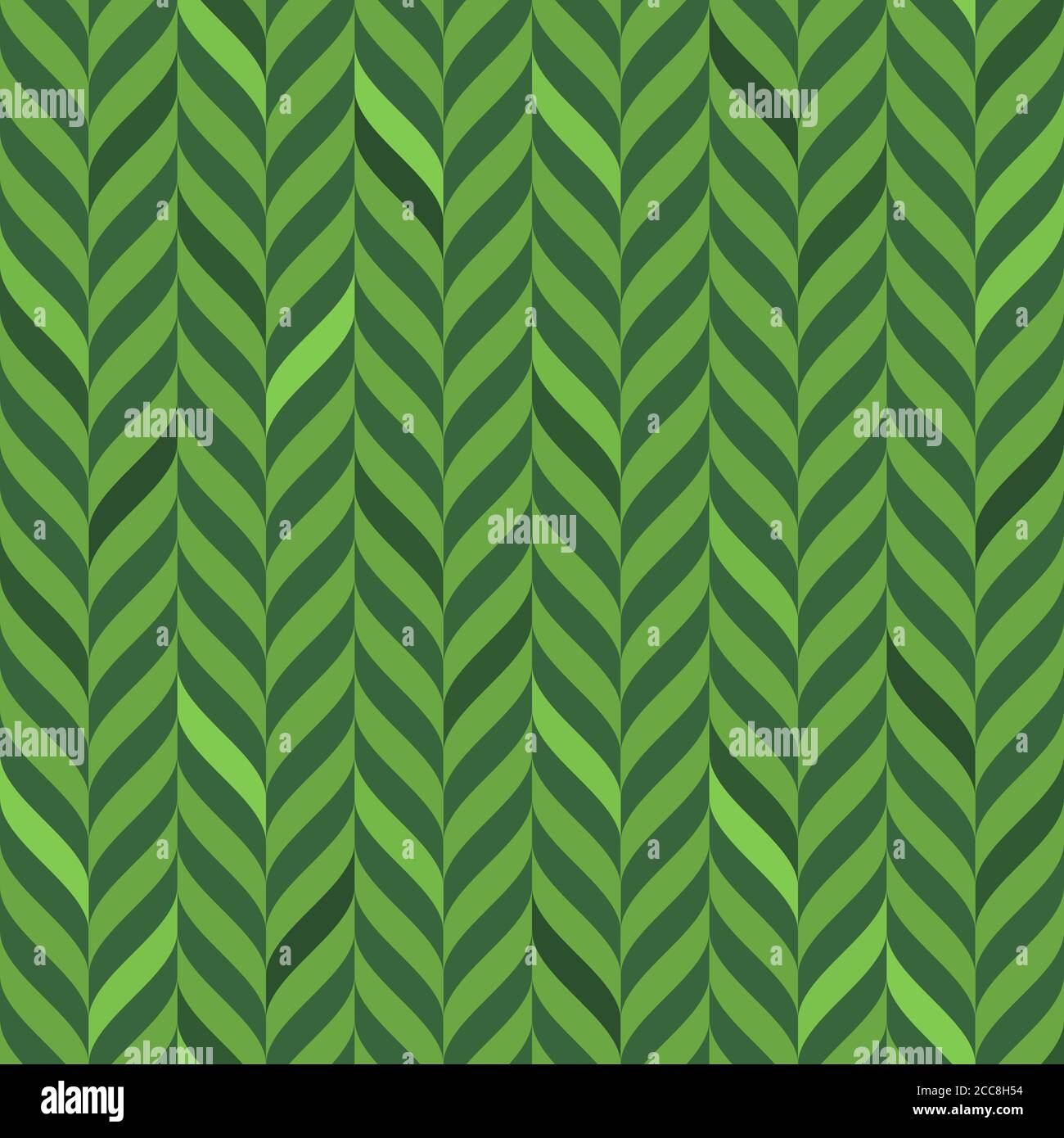 Seamless vertical leaves background. Editable colors. Vector ...