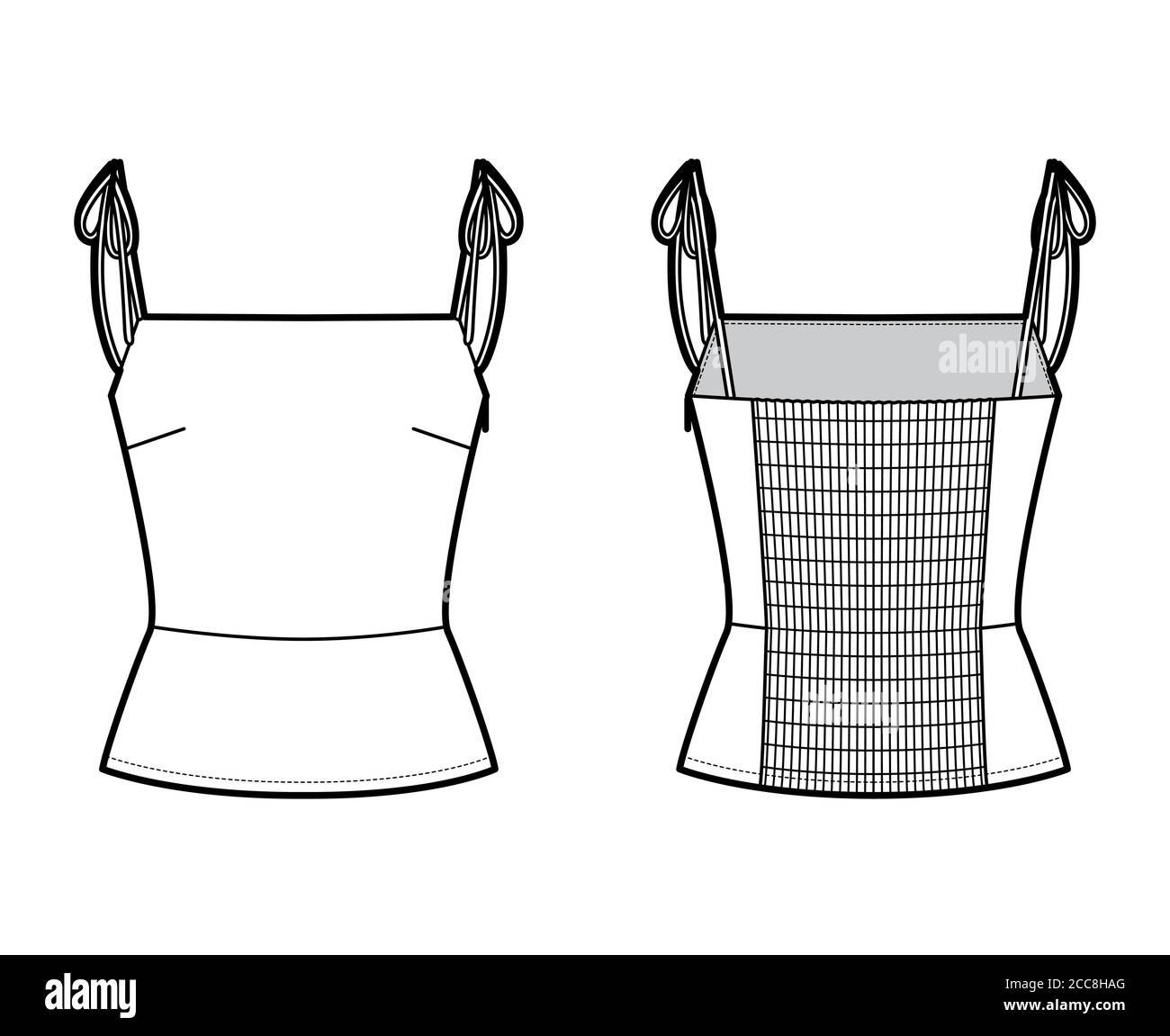Shoulder straps fashion Stock Vector Images - Alamy