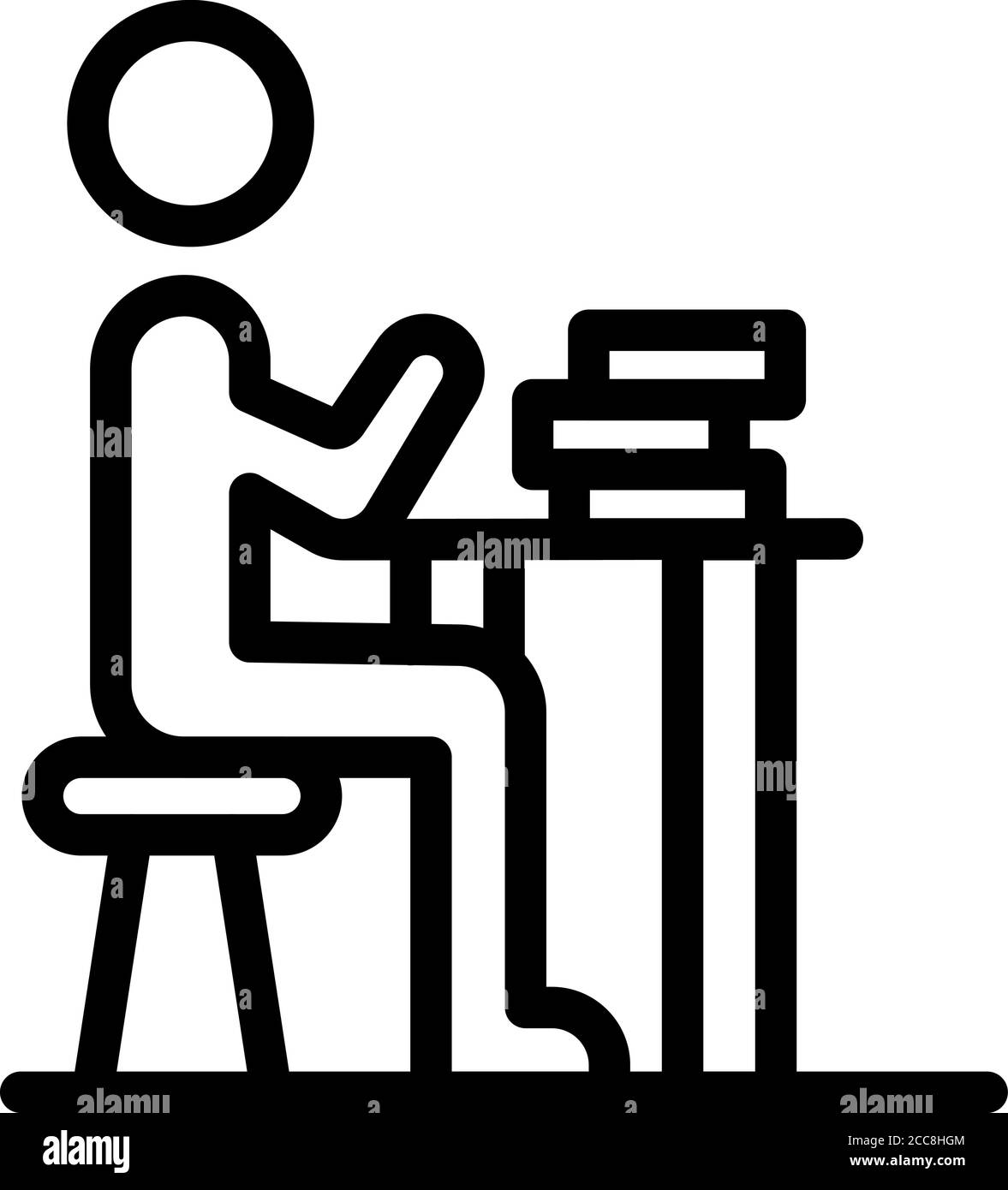 Girl homework teen Cut Out Stock Images & Pictures - Alamy