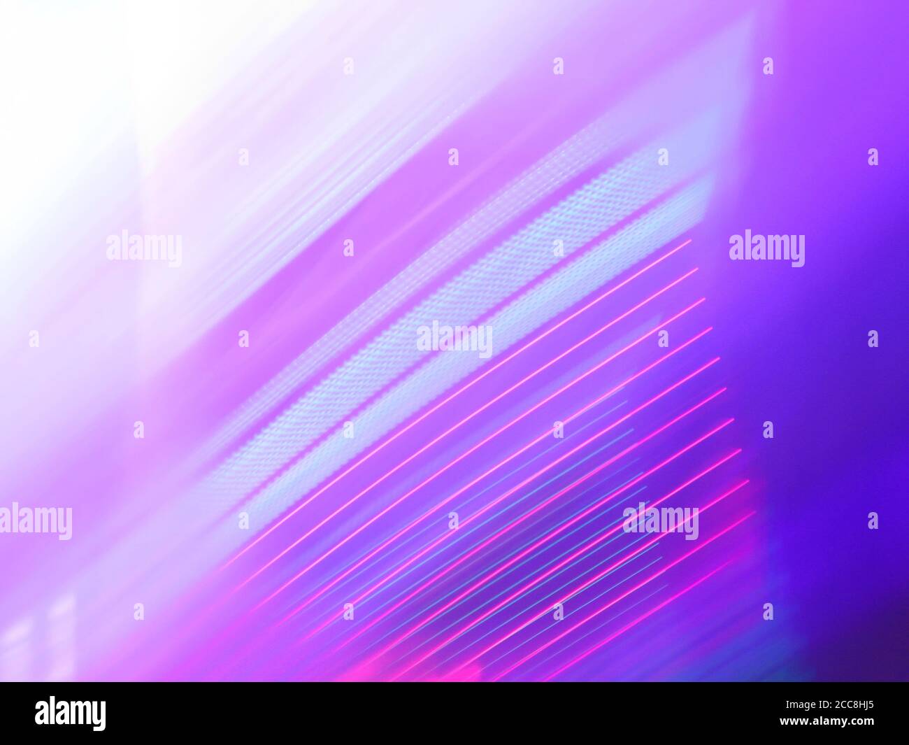 Radial movement of colorful lights as an abstract background Stock ...