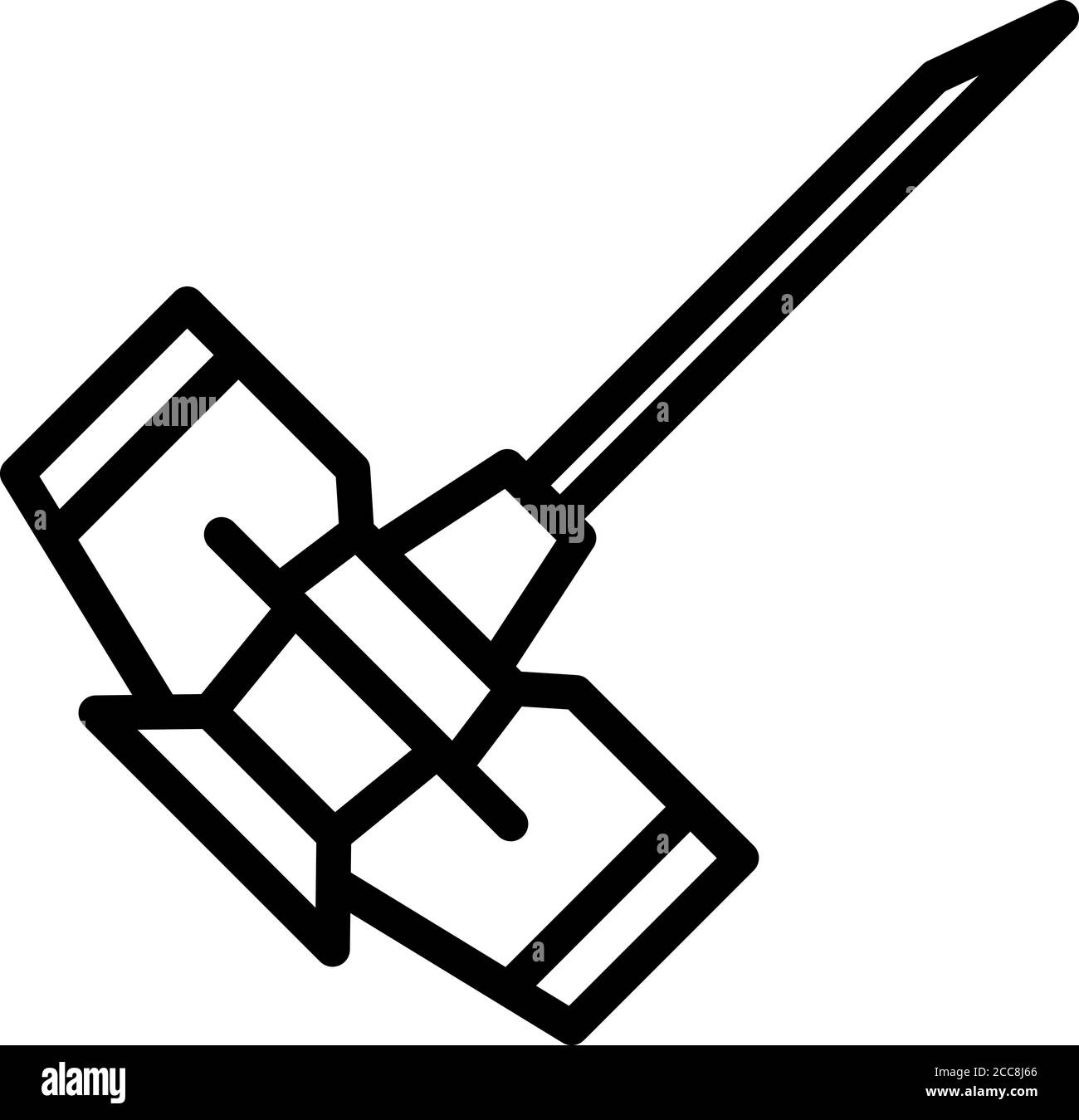 Cannula icon, outline style Stock Vector Image & Art - Alamy