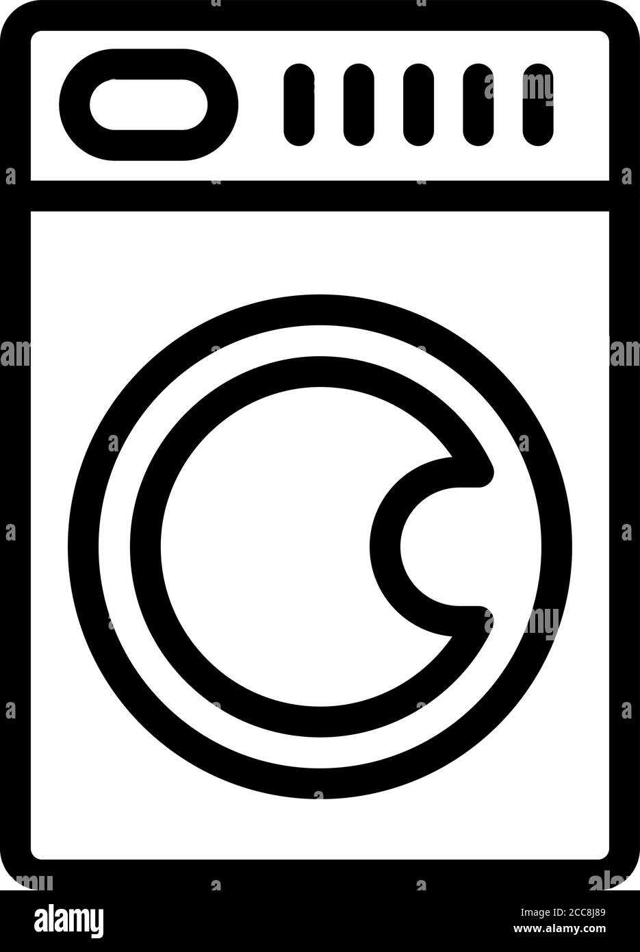 Washing machine icon, outline style Stock Vector Image & Art - Alamy