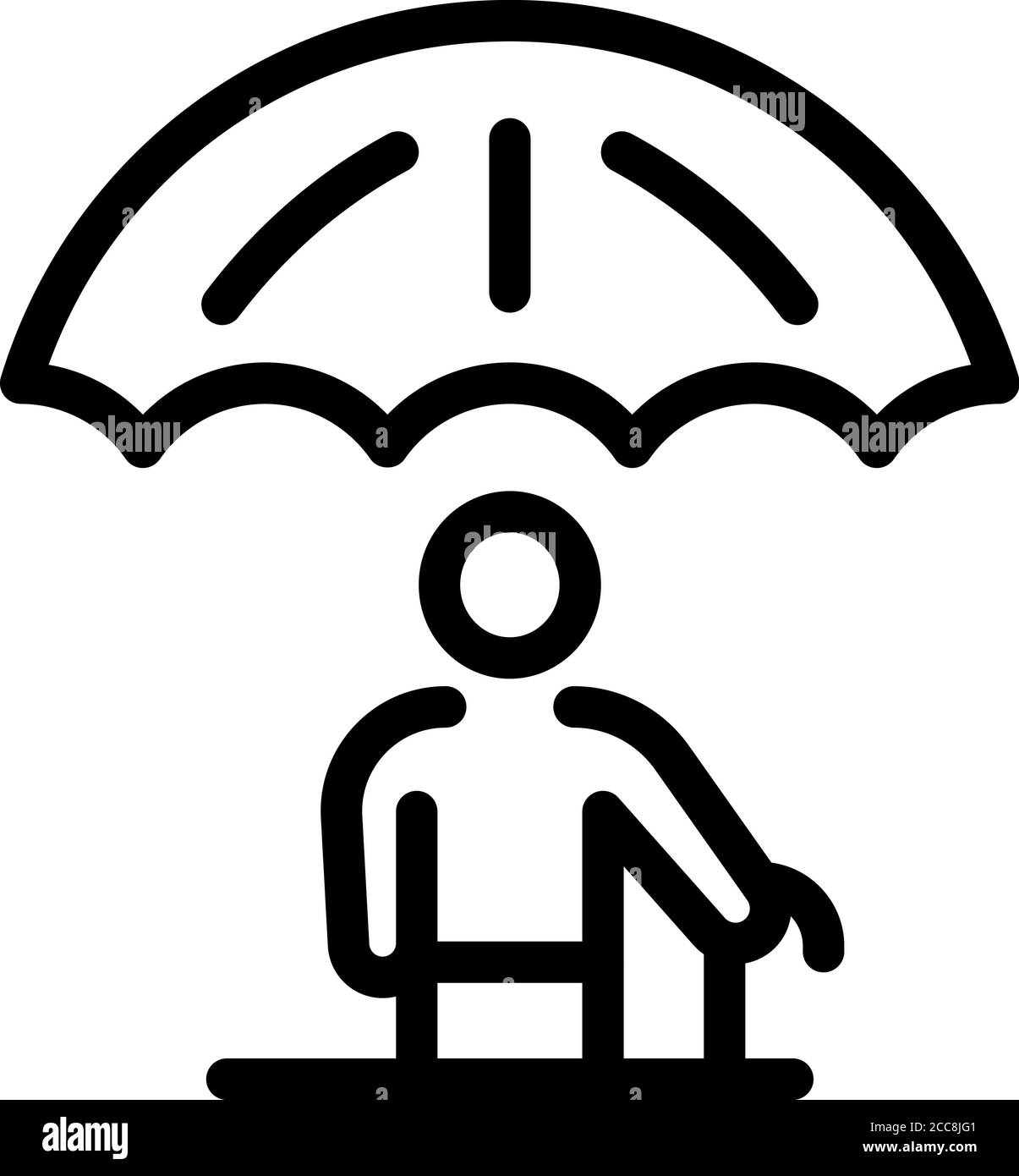 Retirement icon, outline style Stock Vector Image & Art - Alamy